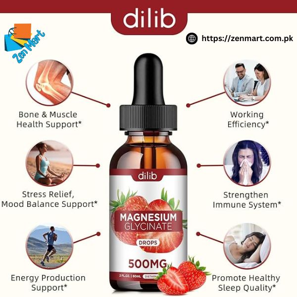 Dilib Magnesium Glycinate Drops Price in Pakistan - 03222076662 – Zen Mart